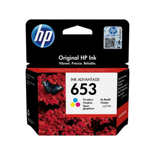 HP 653 Tri-color Ink Advantage Cartridge