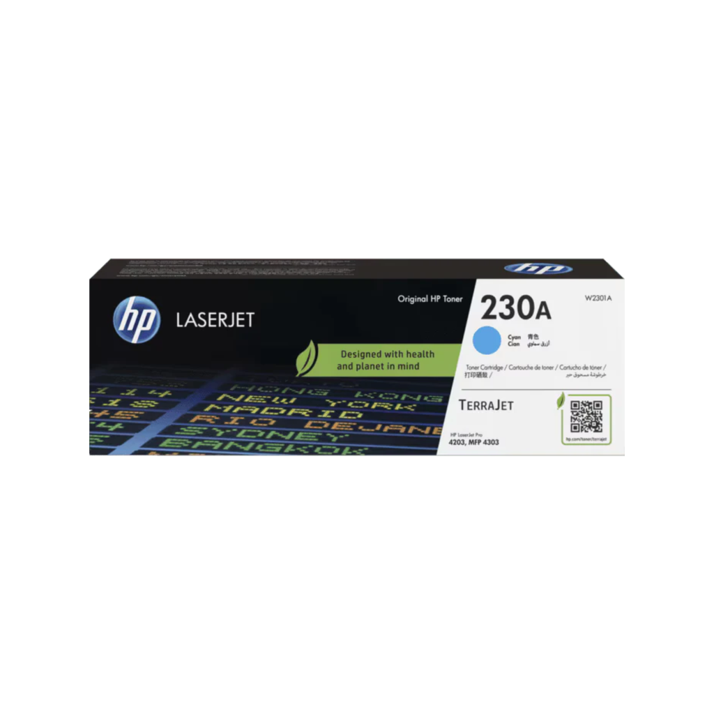 HP 230A (W2301A) Original Cyan LaserJet Toner Cartridge