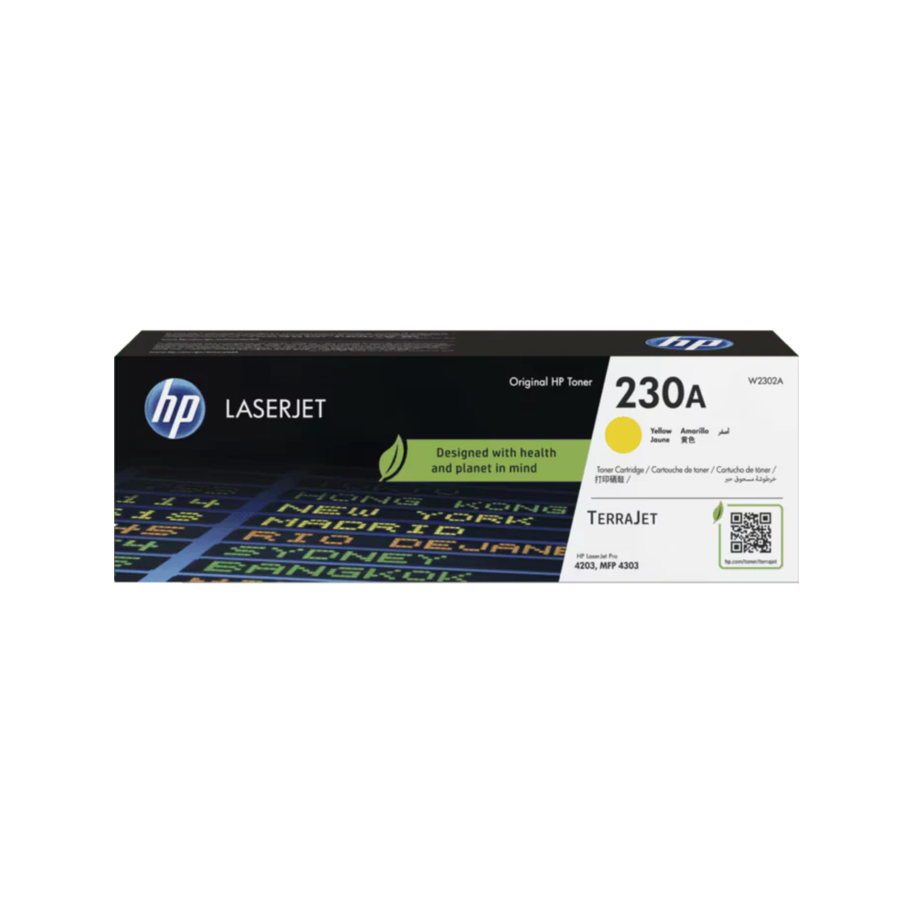 HP 230A (W2302A) Original Yellow LaserJet Toner Cartridge